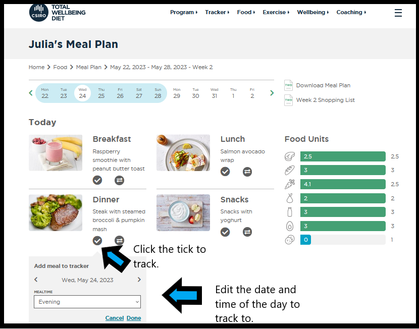 How to- Food Tracker