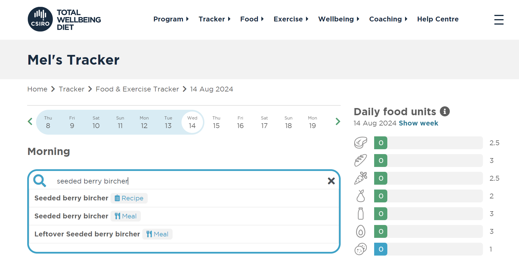 How to- Food Tracker